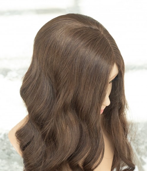 UniWigs Aura Upgrade | 7.5"x7.5" Skin Top Hair Topper | Layered