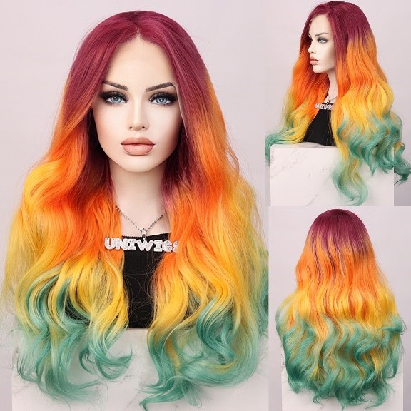 Rainbow Hair - Hair Color Trend You Must Try | Trendy Wigs New Collection