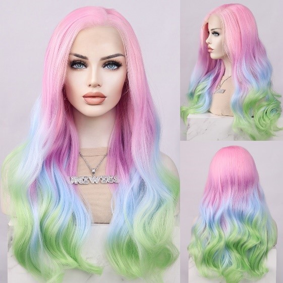 Rainbow Hair - Hair Color Trend You Must Try | Trendy Wigs New Collection